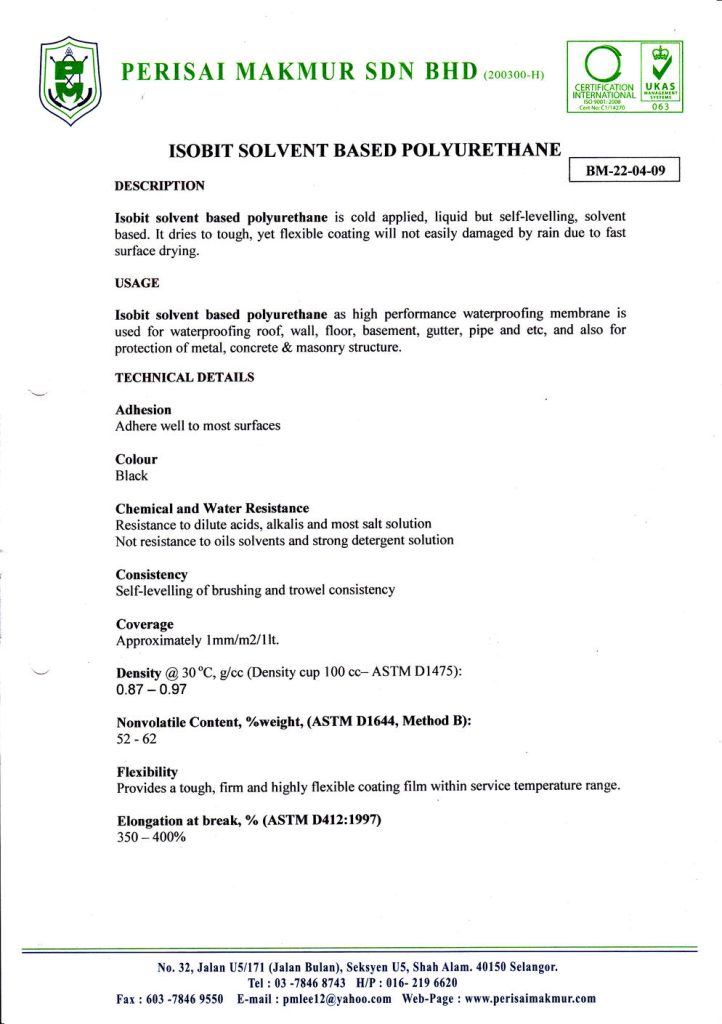 Isobit - Perisai Makmur Sdn. Bhd.